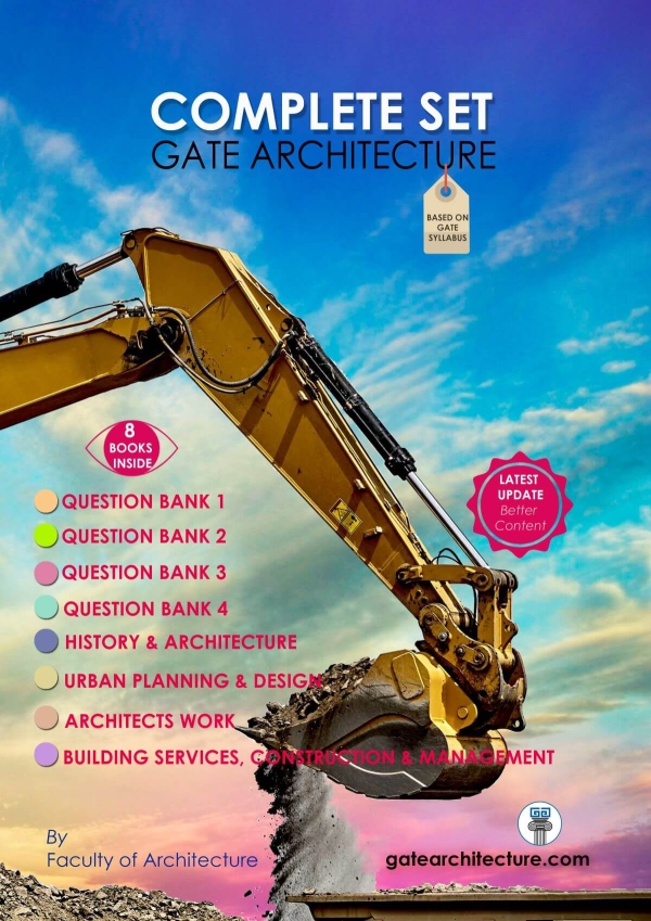 Books/items for Architecture & Planning - GATE AR